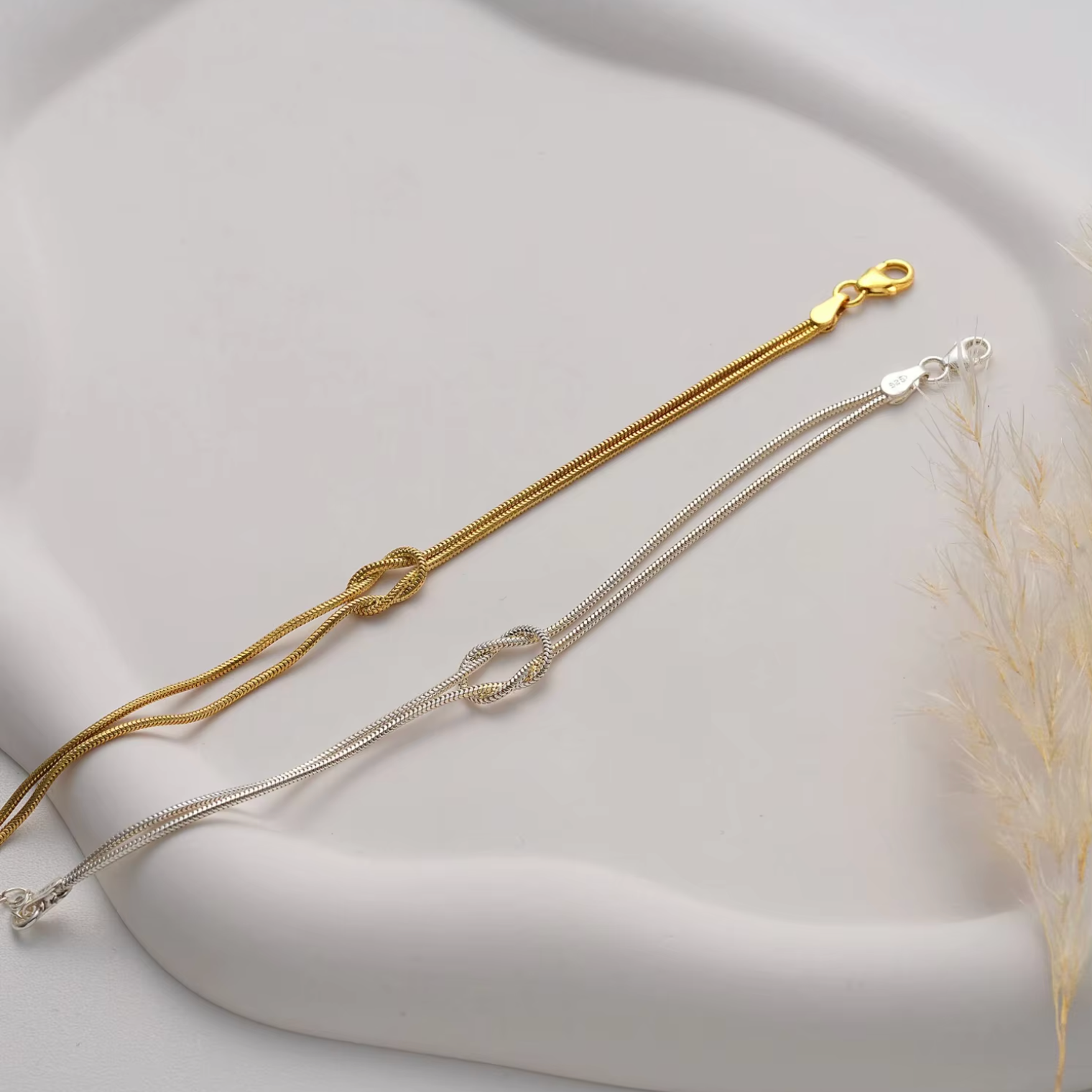 Forever Knot Couple Bracelets – Handmade Joy