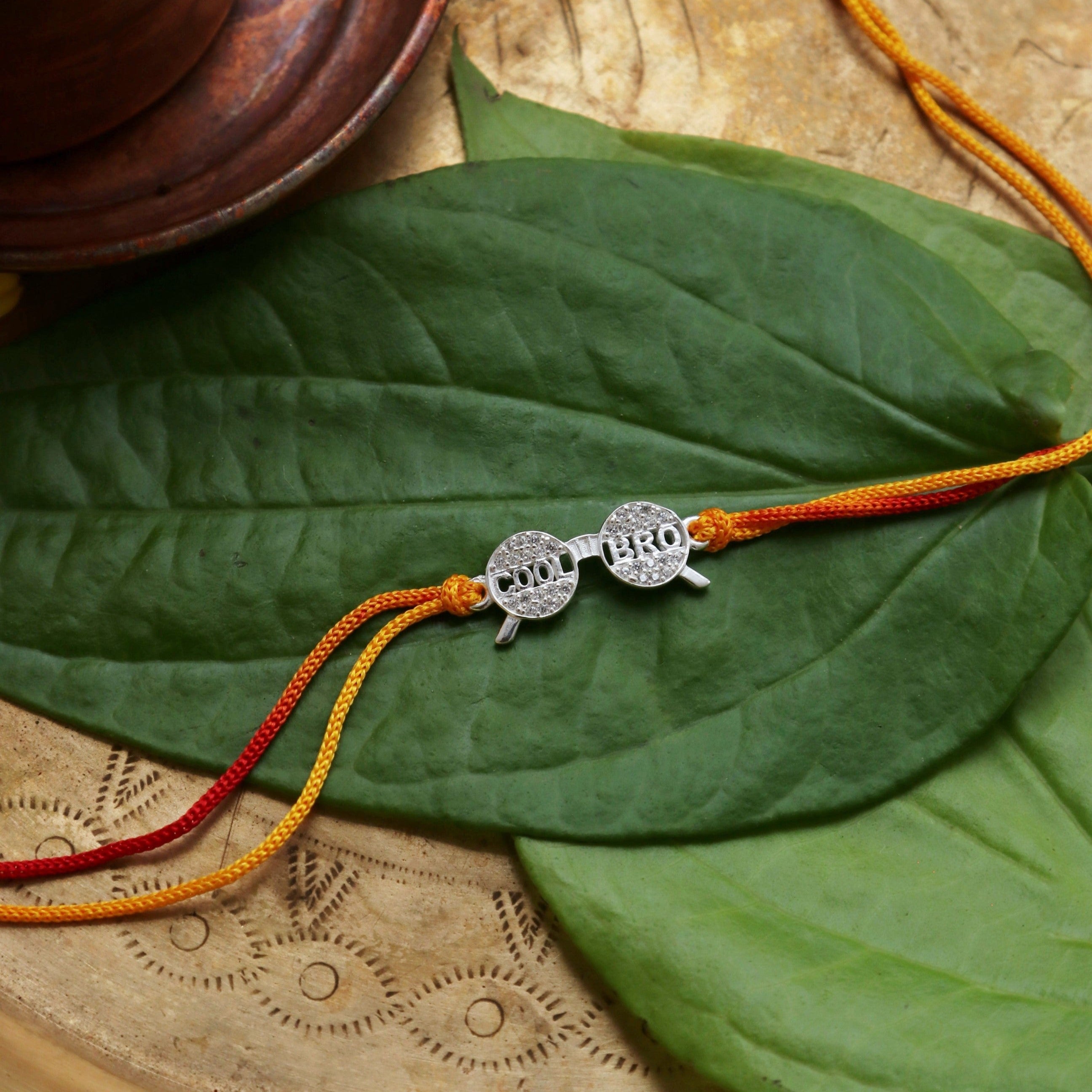 Cool Bro Sterling Silver Rakhi – Handmade Joy
